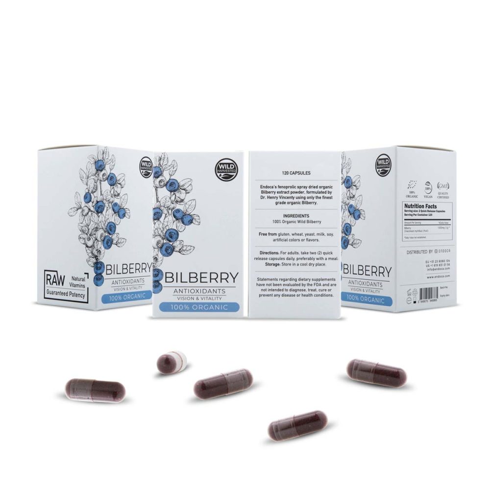 Organic Bilberry Capsules