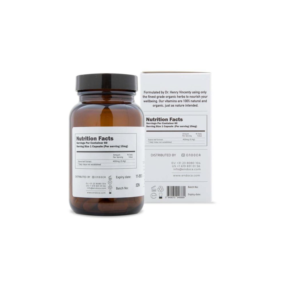 Organic Zinc Capsules – Guava Leaf