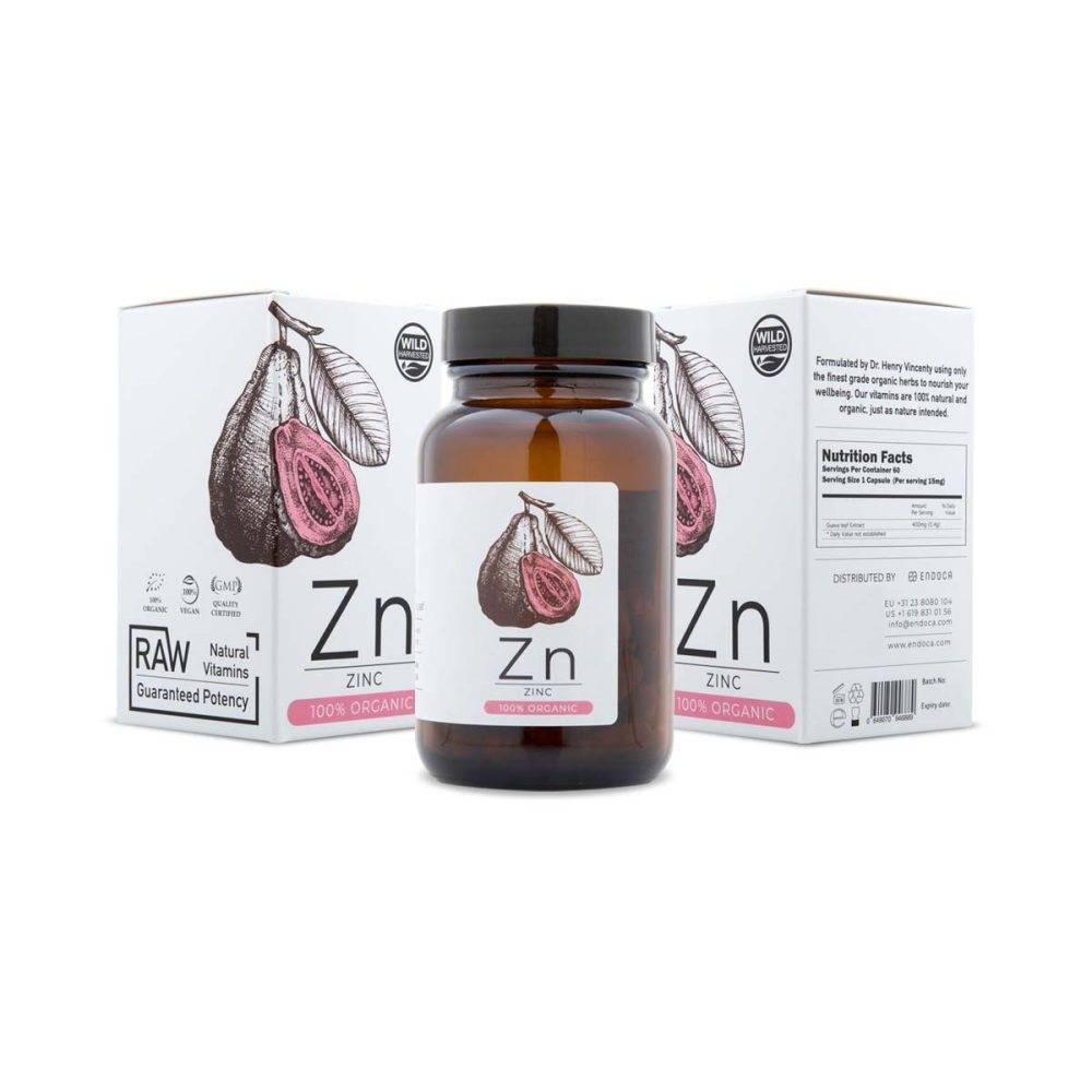 Organic Zinc Capsules – Guava Leaf