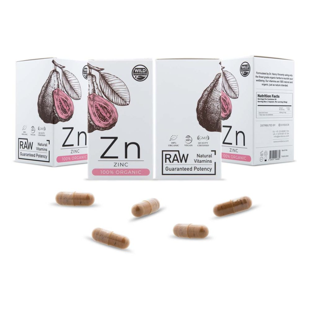 Organic Zinc Capsules – Guava Leaf